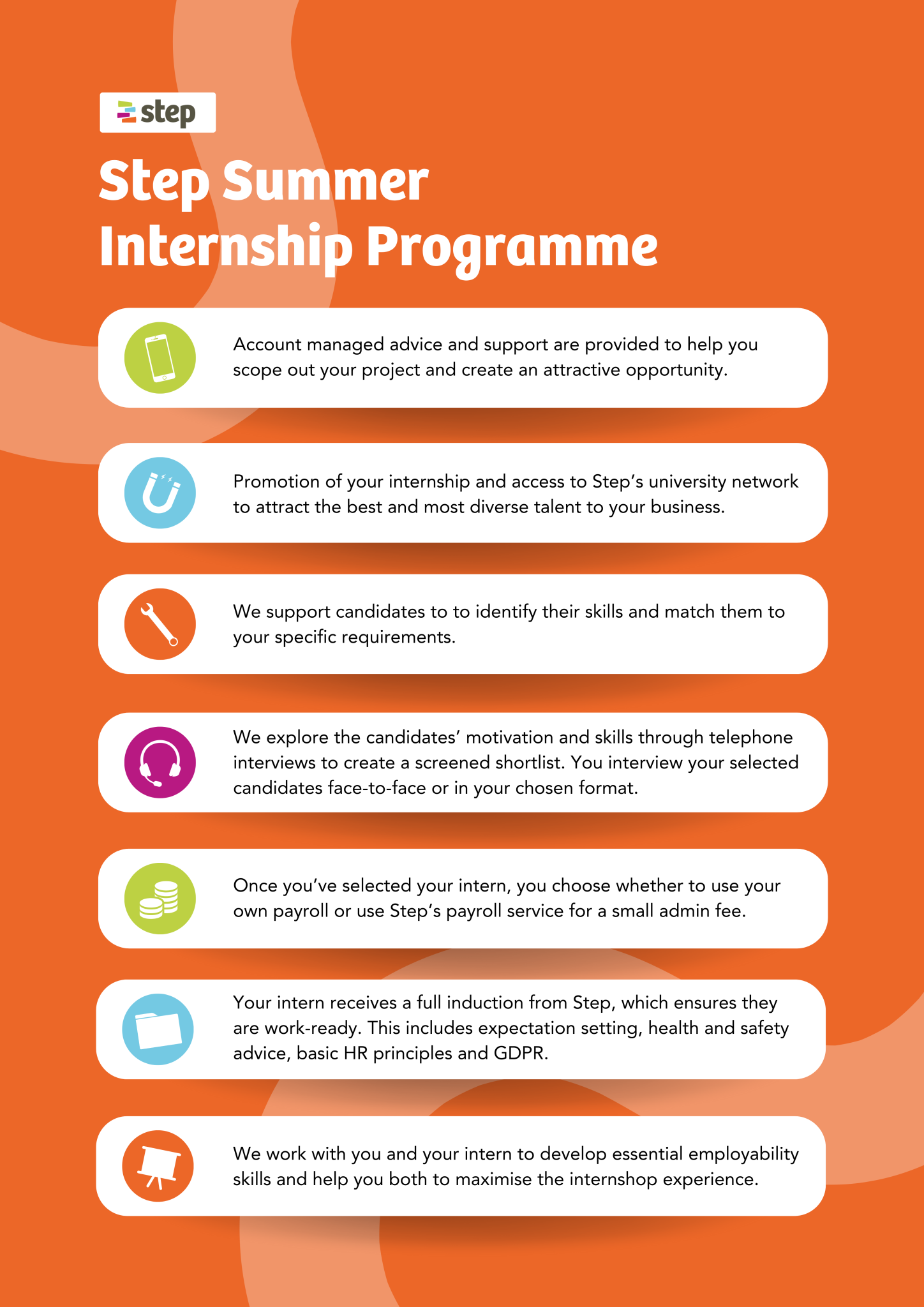 Step Summer Internship Programme - Step